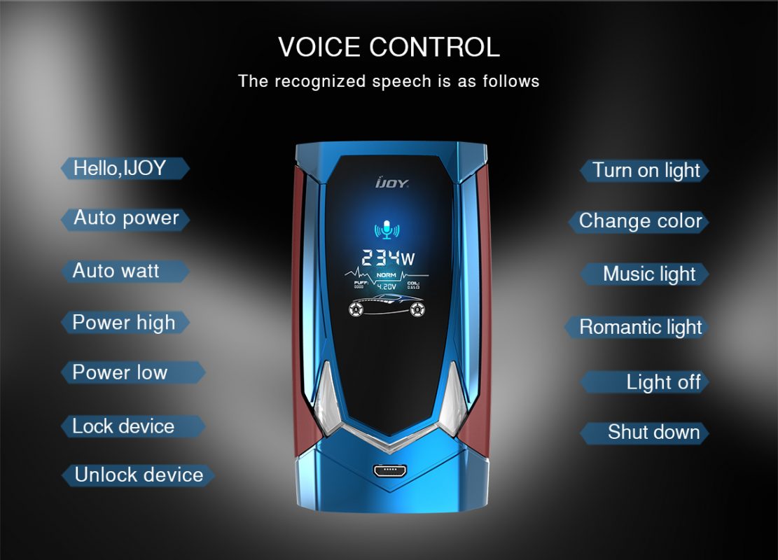iJOY Avenger 270 234W TC Kit With Voice Control