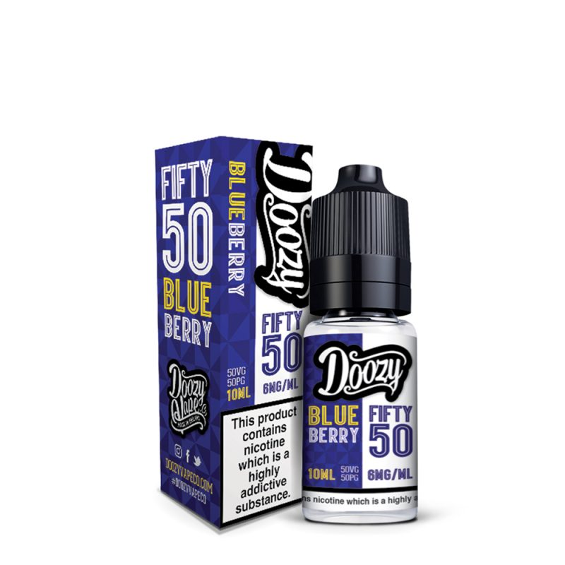 Blueberry E-Liquid By Doozy Fifty 50 - FREE DELIVERY